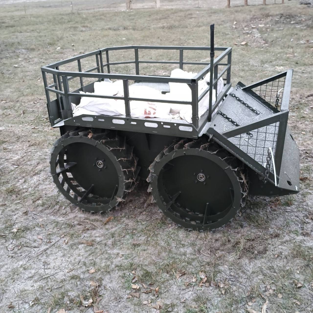 Ukraine Deploys New Unmanned Ground Vehicle for Military Logistics ...